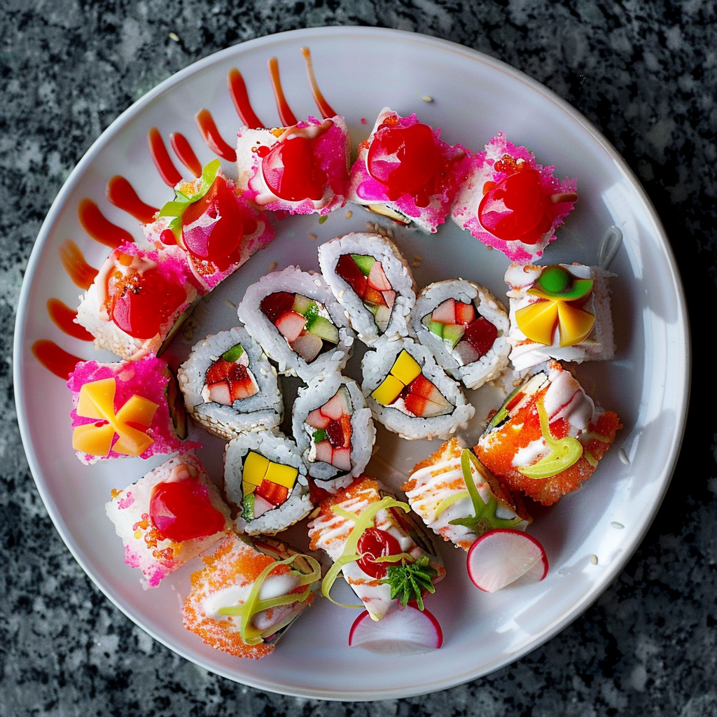 April Fools' Candy Sushi